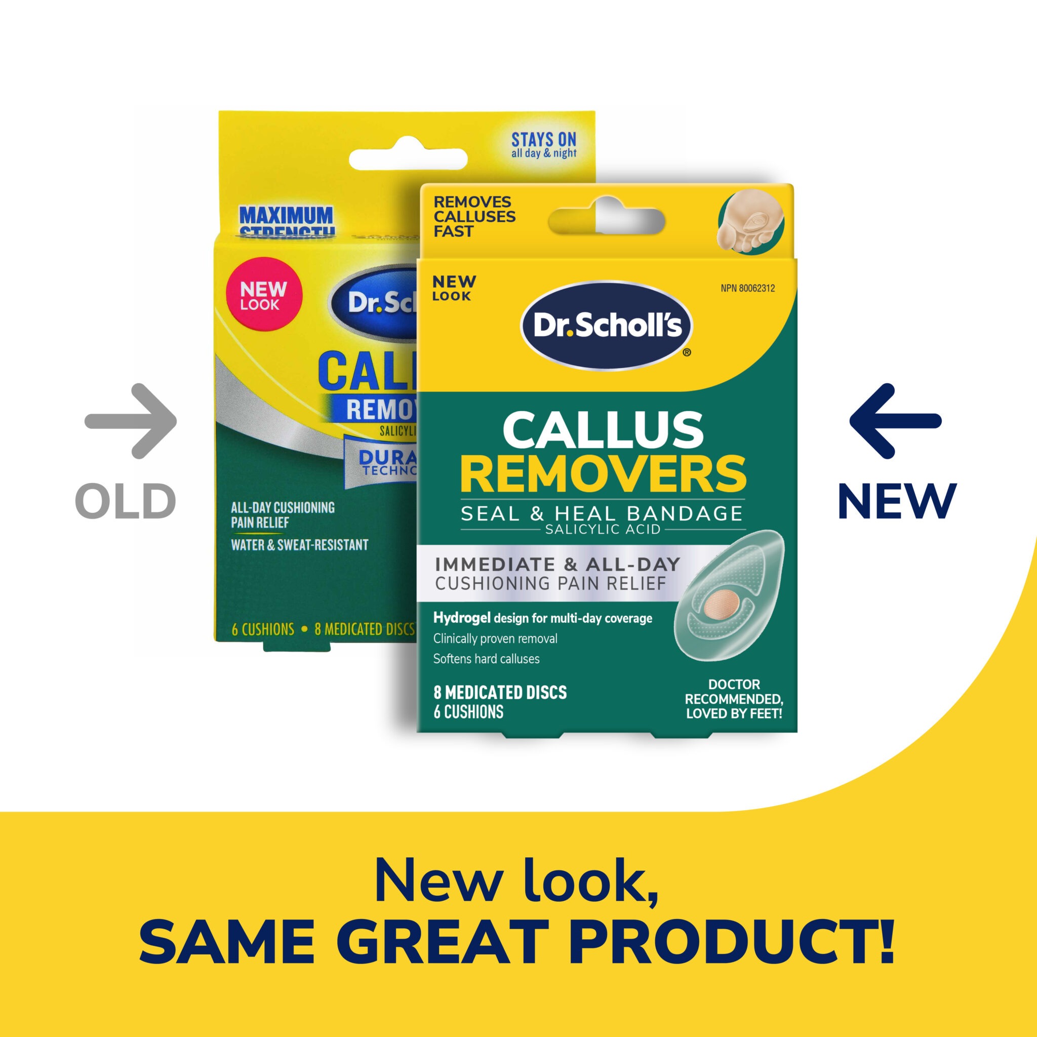 Callus Remover Seal & Heal Bandage with Hydrogel™ Technology Dr. Scholl's
