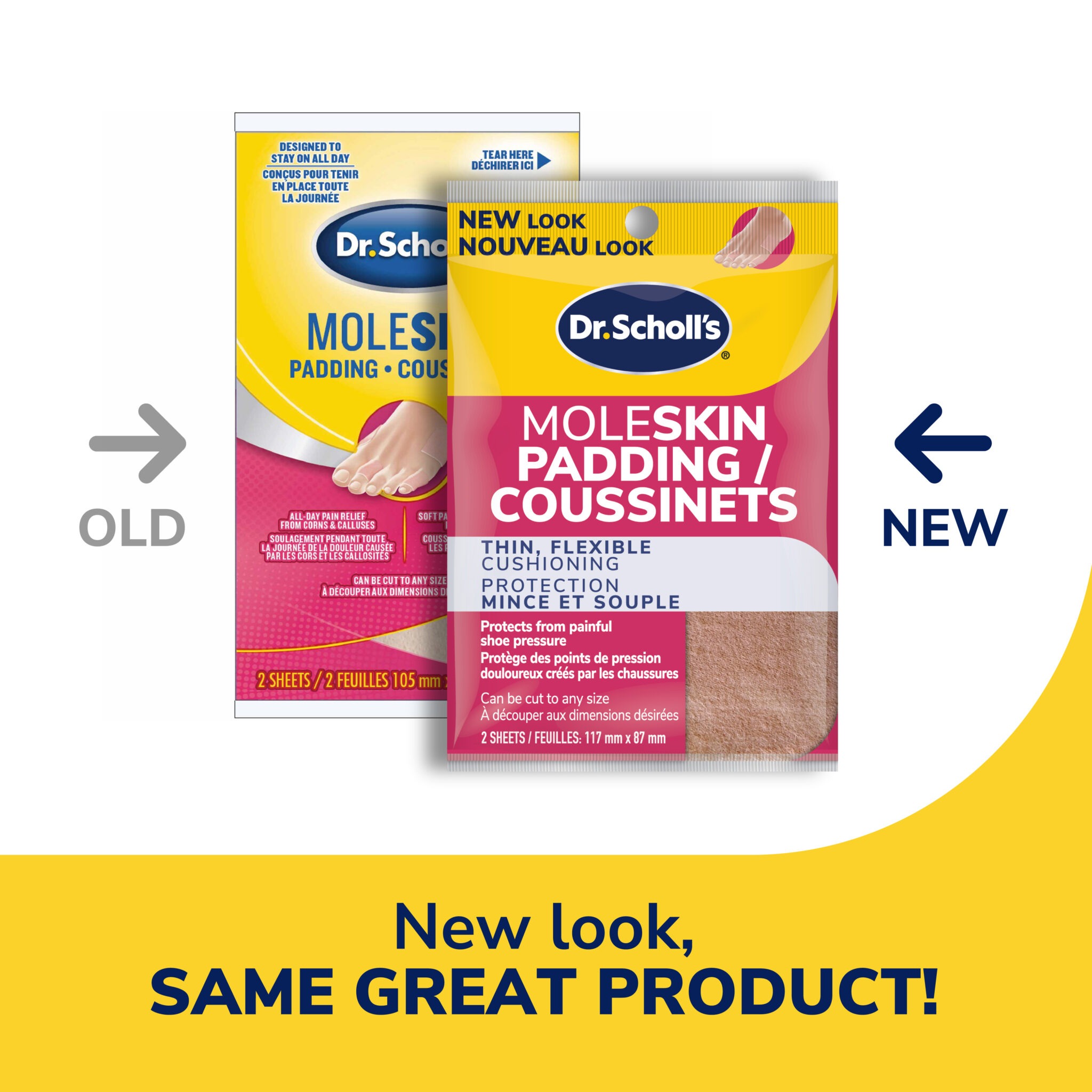 Moleskin Plus Padding Strips – Dr. Scholl's