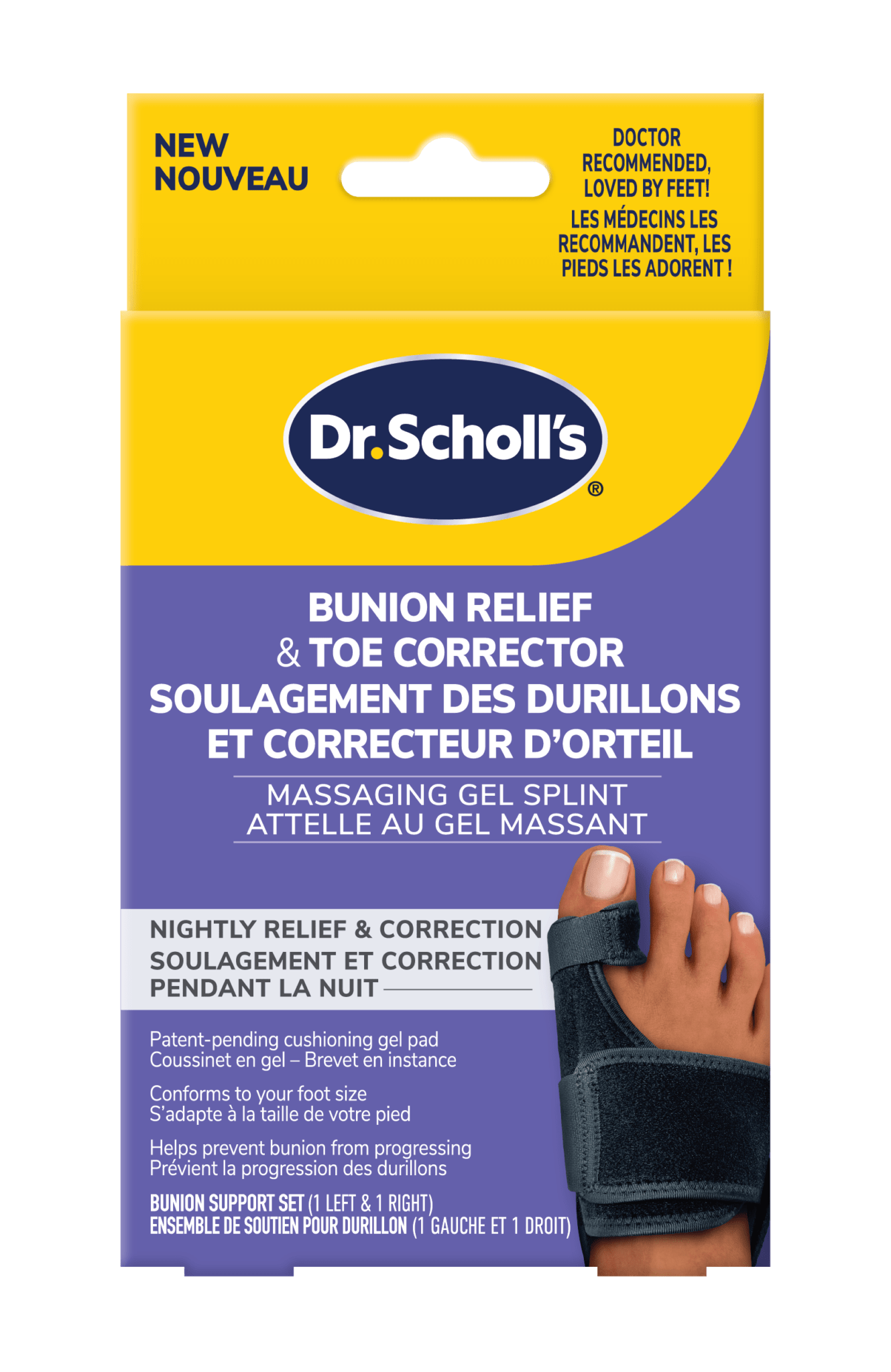 Dr. Scholl's Bunion Relief & Toe Corrector