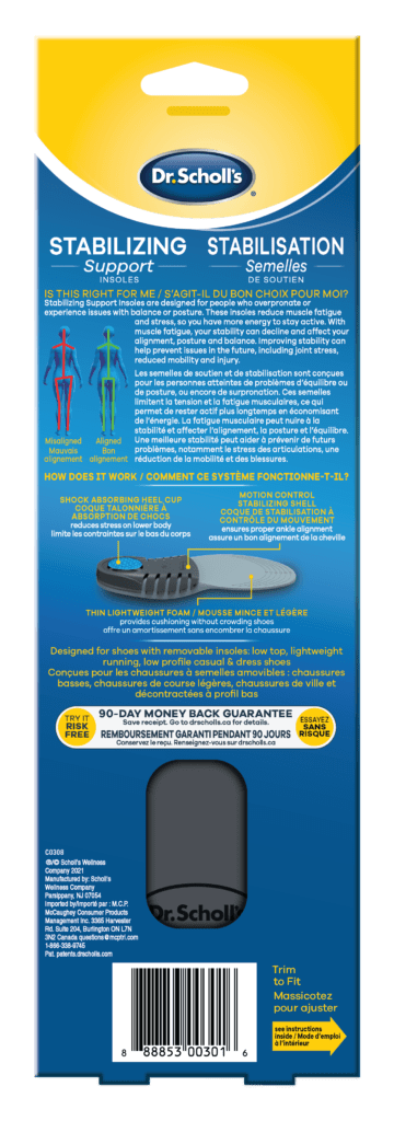 Dr. Scholl's Stabilizing Support Insoles