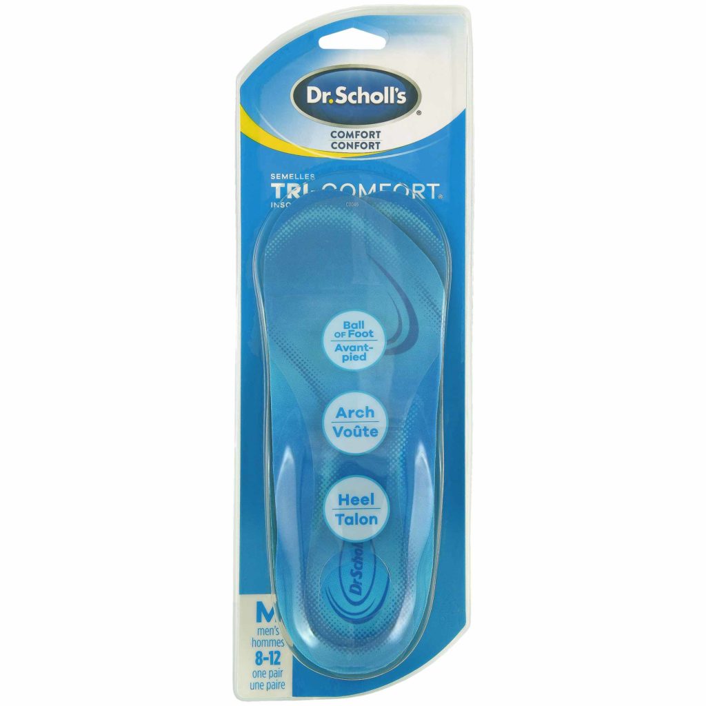Tri-Comfort® Insoles for Heel, Arch and Ball of Foot Support Dr. Scholl's