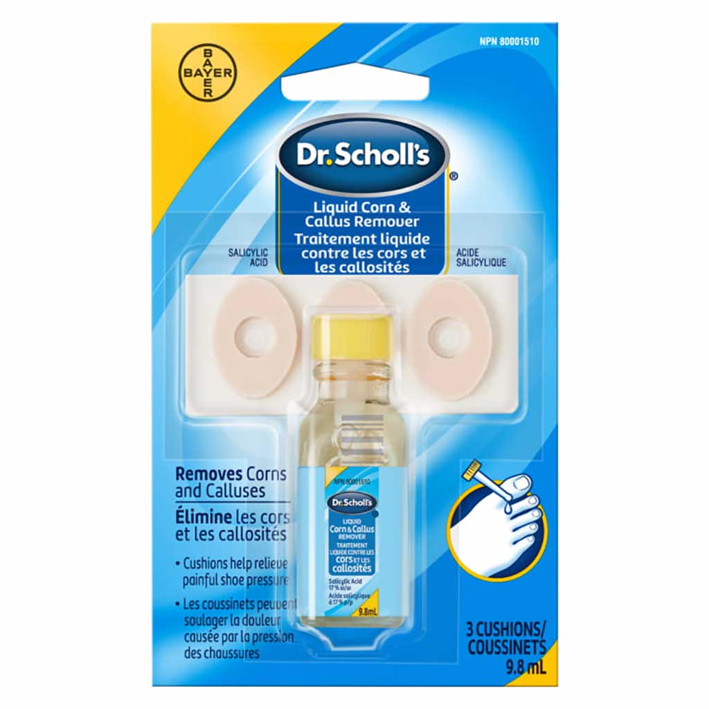 Le traitement liquide contre les cors et les callosités élimine ...